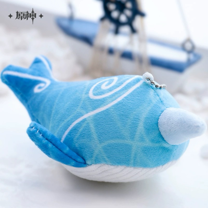 [พร้อมส่ง] official mihoyo แท้ Genshin Tartaglia childe whale พวงกุญแจ ...