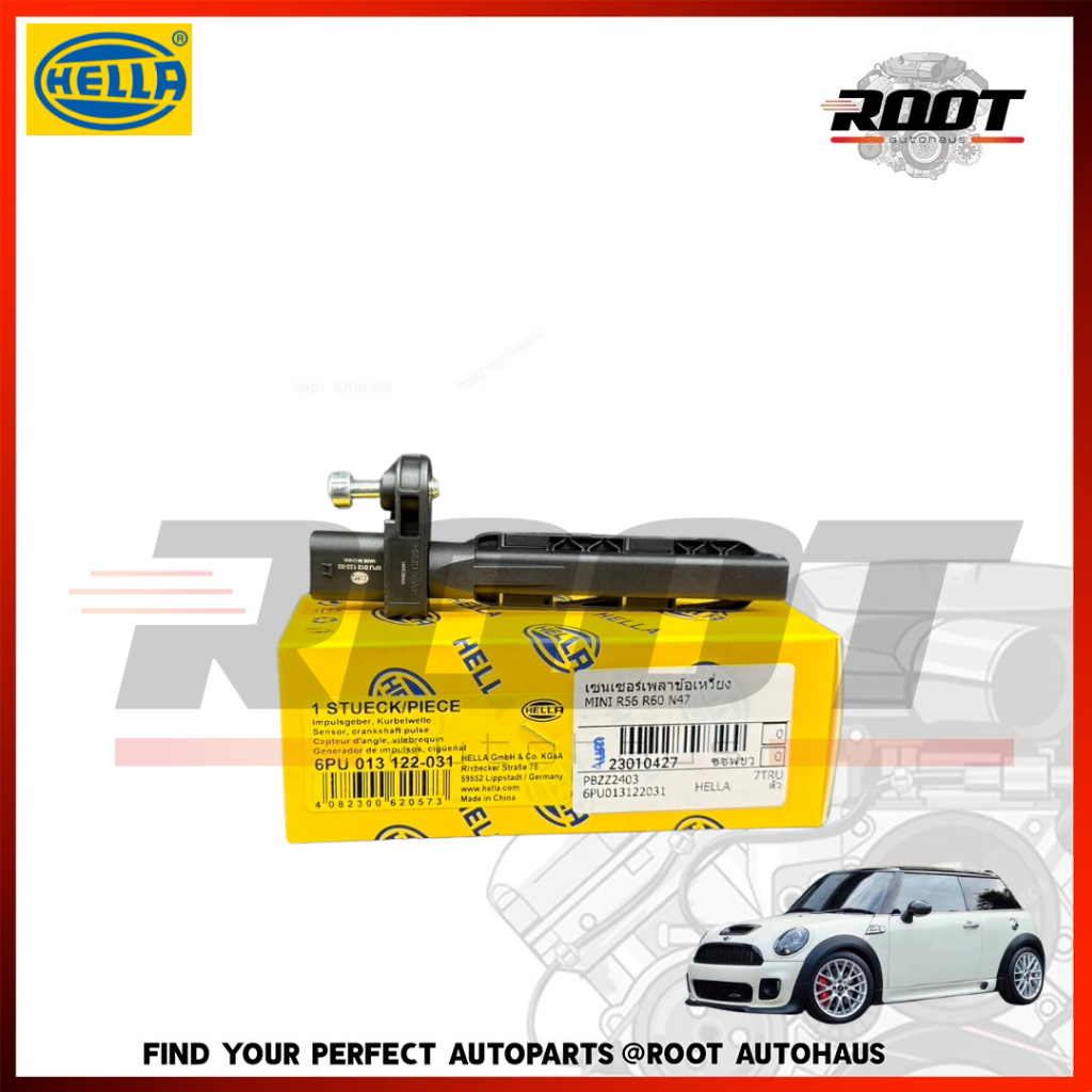 HELLA เซนเซอร์เพลาขับข้อเหวี่ยง MINI R56 R60 N47 เบอร์ 9PU 013 122-031 ...