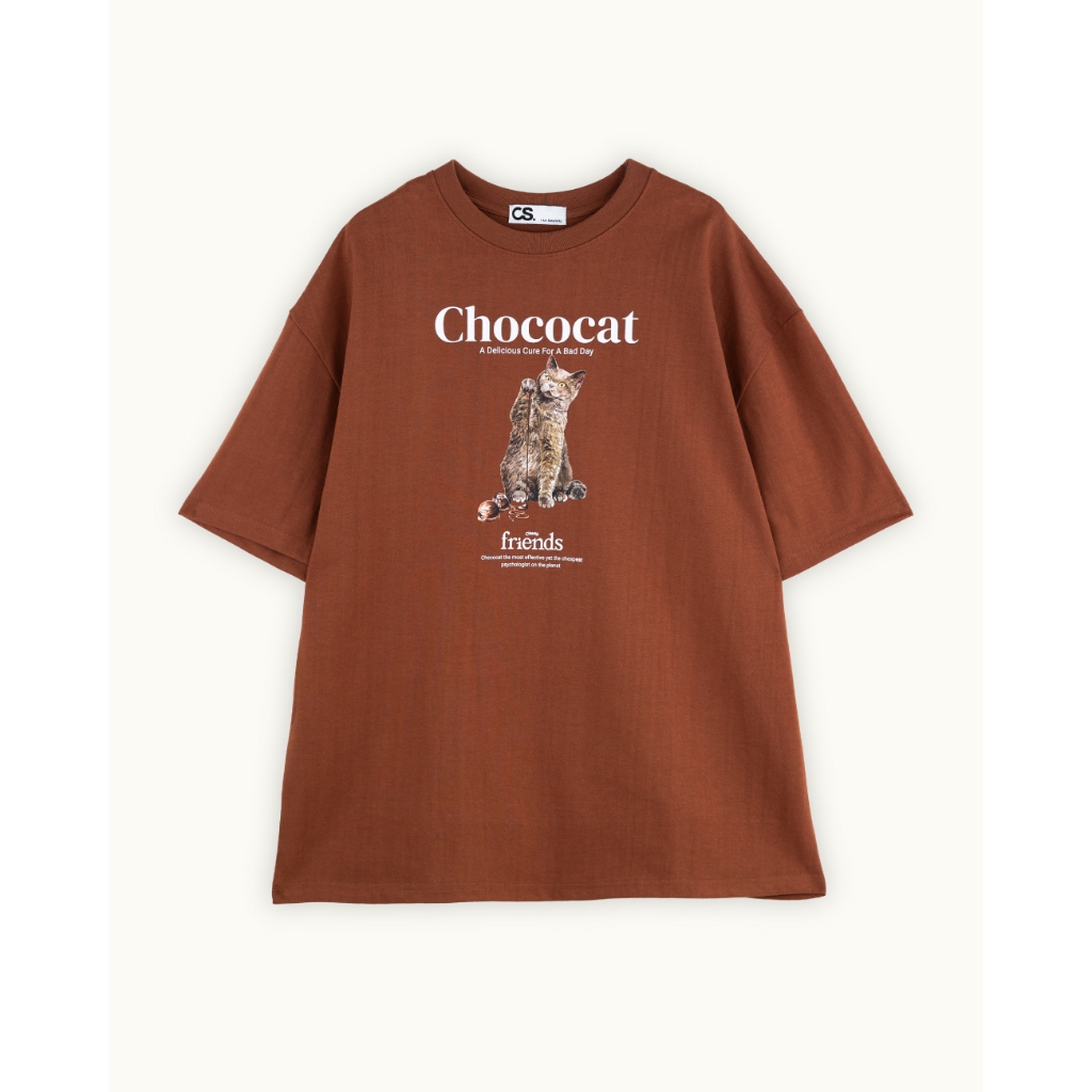 Classy - เสื้อยืด Oversized แขนสั้น สกรีนลาย Col. Friends Imitation ...