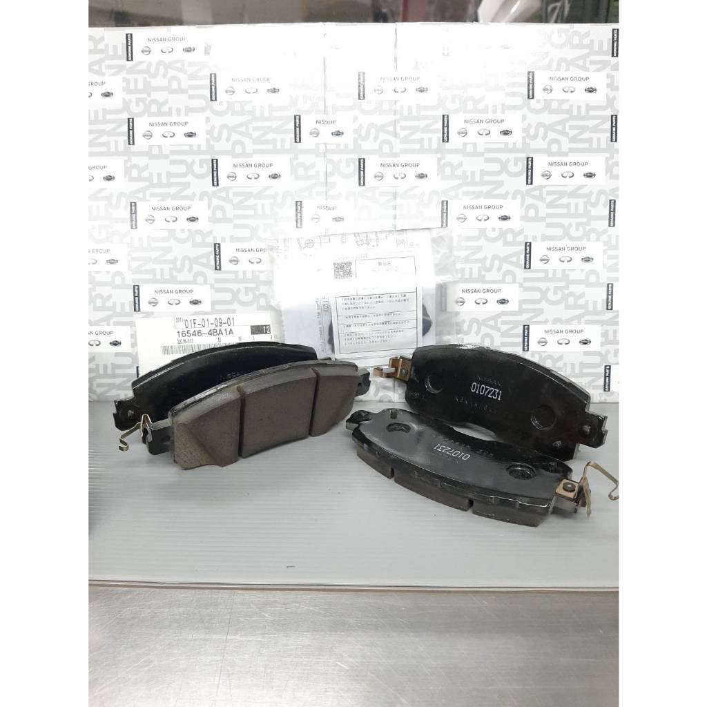 ผ้าเบรคหน้า NISSAN TEANA L33 MR20 QR25 D1060-3TS0A (เป็นอะไหล่แท้ ...