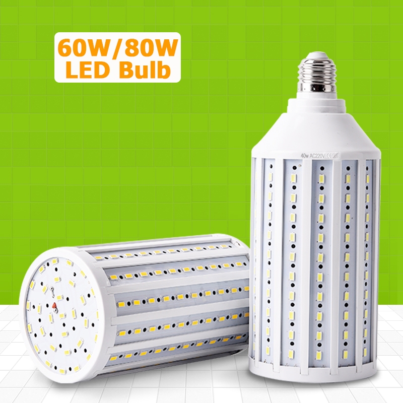 60W/80W LED Lamp Lighting E27 Corn Bulbs High Brightness For ...