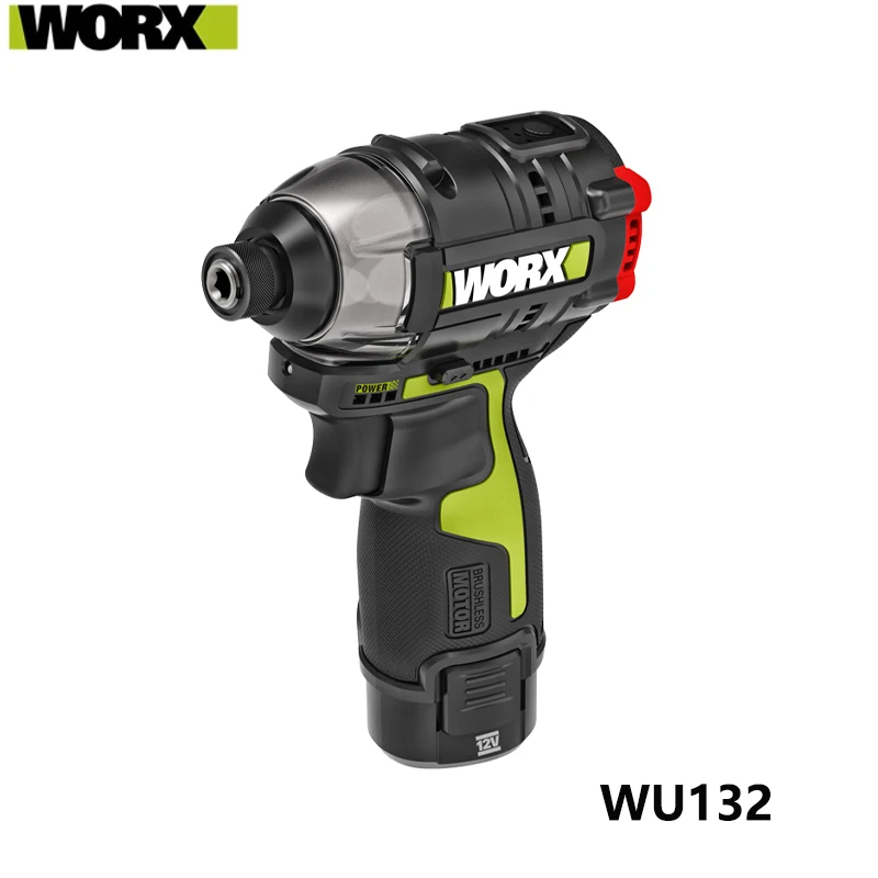 ไขควงกระแทกไร้สาย WORX WU132 พกพา สะดวก เบาแรง(1 charge+2 *battery ...