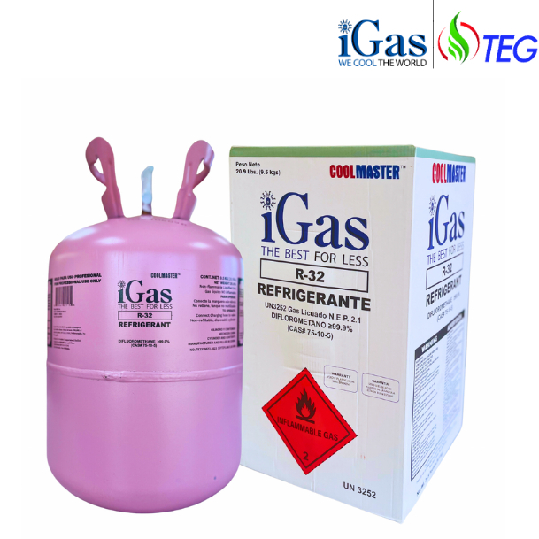 iGas Refrigerant R32 น้ำยาแอร์ R32 ยี่ห้อ iGas ขนาดบรรจุ 9.5 กก น้ำยา ...