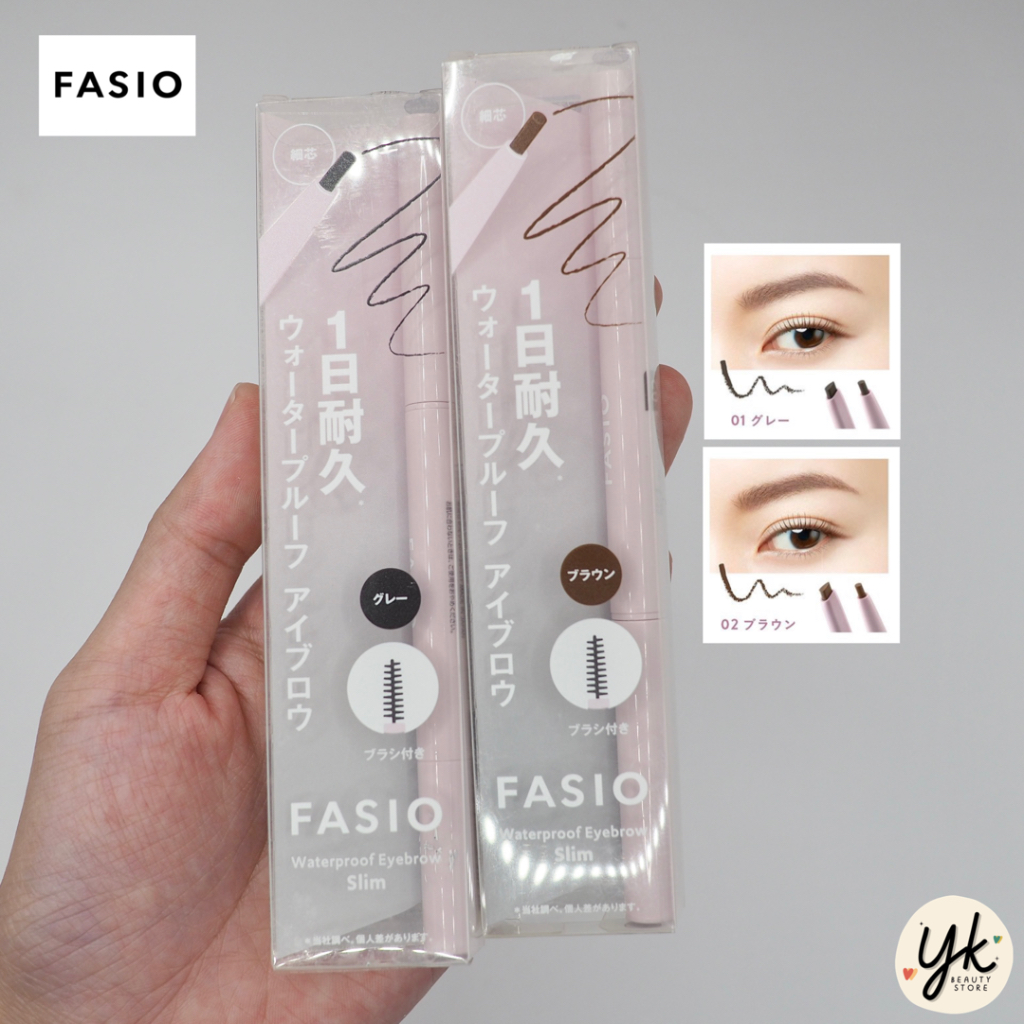 พร้อมส่ง | Fasio - Waterproof eyebrow slim 2mm. | Shopee Thailand