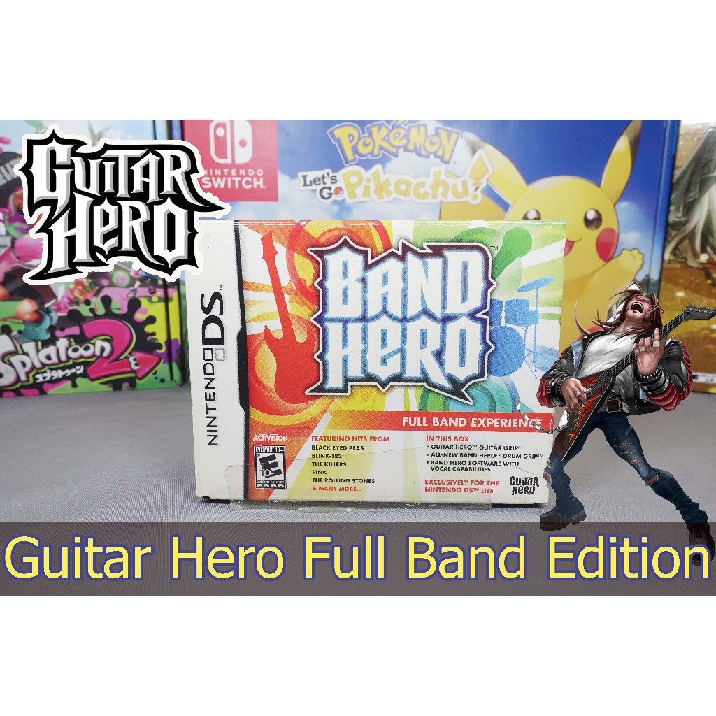 GUITAR HERO BAND HERO FULL BAND EXPERIENCE ZONE US Ninterdo DS lite ...
