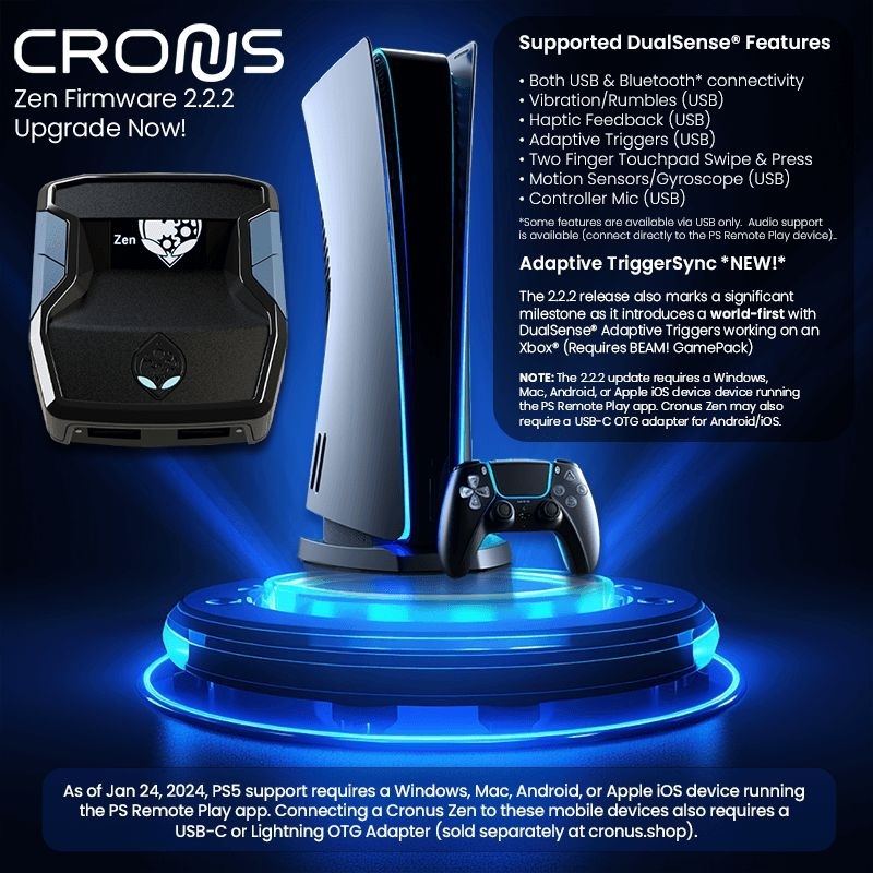 {พร้อมส่ง}⚡Upgradeแท้100%⚡Cronus ZEN อะแดปเตอร์แปลงสำหรับ PS5/PS4/PS3 ...