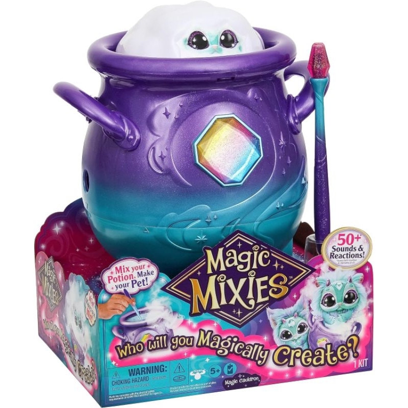 Magic Mixies Magical Real Misting Purple Cauldron Interactive Blue ...