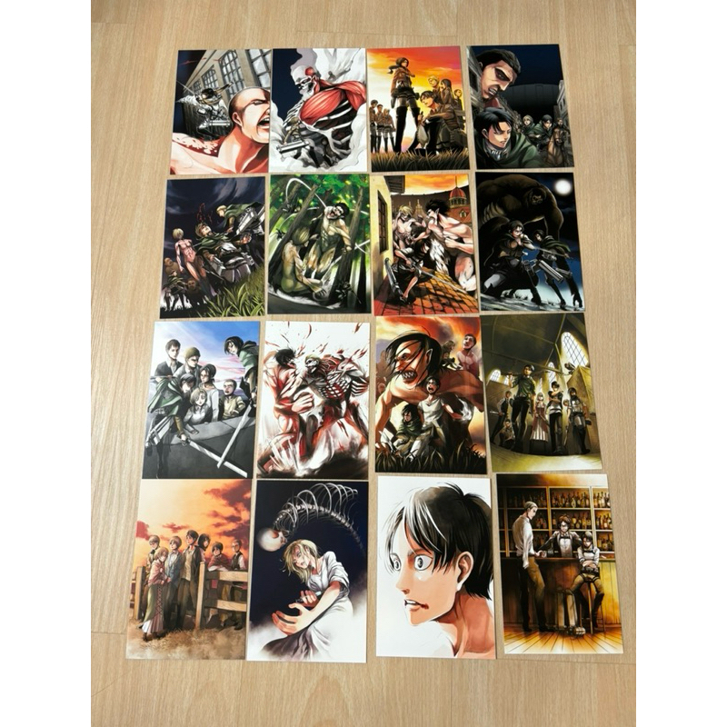 Postcard attack on titan V19 limited (งานลิขสิทธิ์) | Shopee Thailand