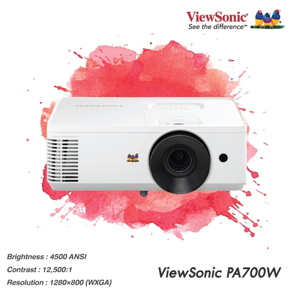 Projector Viewsonic PA700W__(WXGA / 4500 ANSI Lumens) รับประกันเครื่อง ...