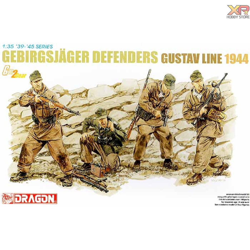 [Dragon Model] 1/35: GEBIRGSJAGER DEFENDERS GUSTAV LINE (DRA 6517 ...