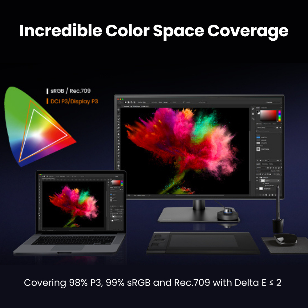 BenQ PD3225U 32นิ้ว 4K 98% P3 Thunderbolt 3 Mac-Ready Designer Monitor ...