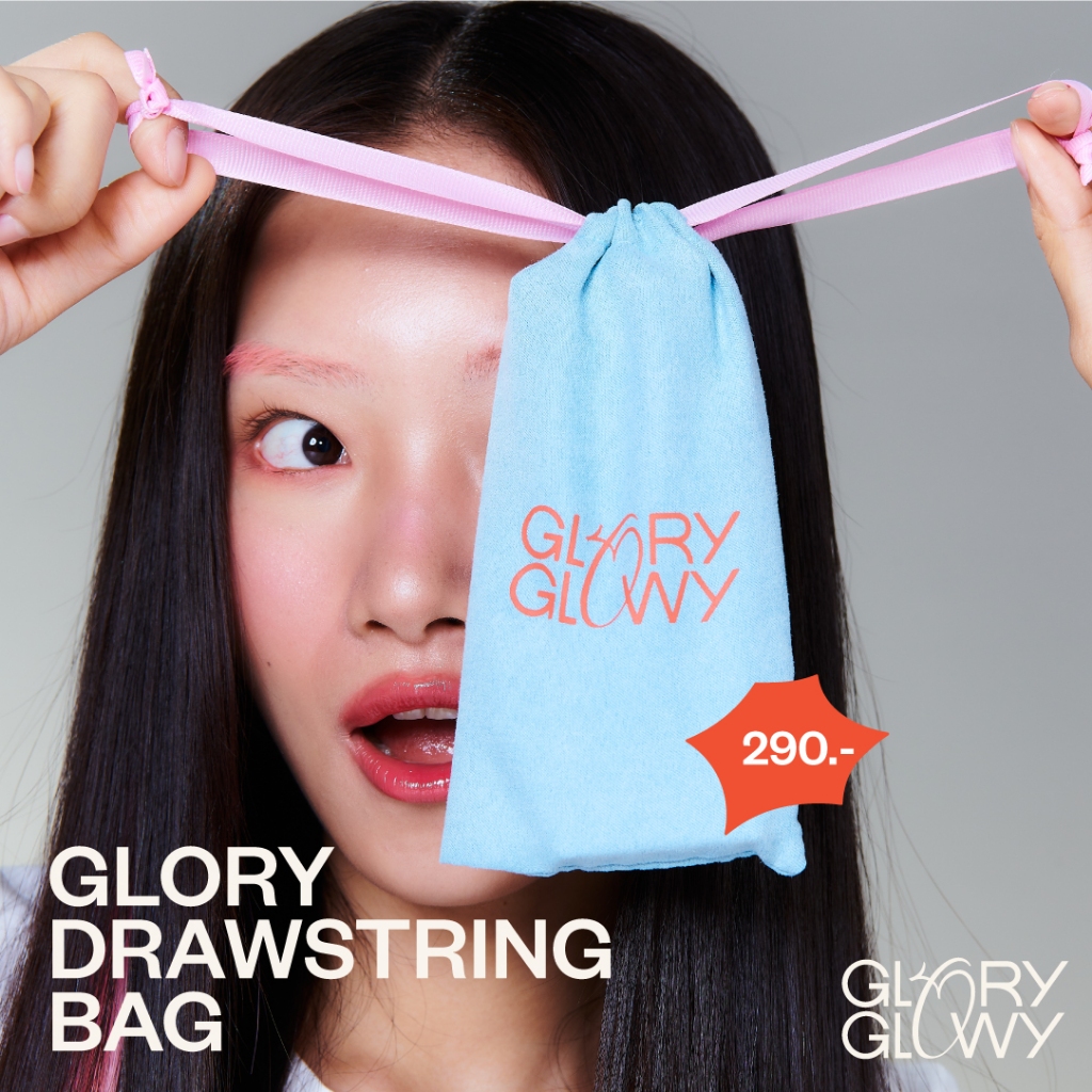 GLORYGLOWY GLORY DRAWSTRING BAG - ถุงหูรูดกลอรี่ โกลวี่ | Shopee Thailand