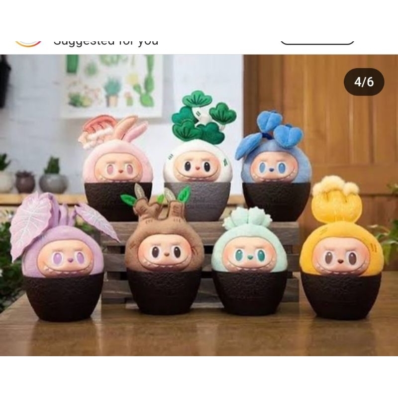 (popmart ) Naughty Plants Labubu/Monsters Labubu | Shopee Thailand