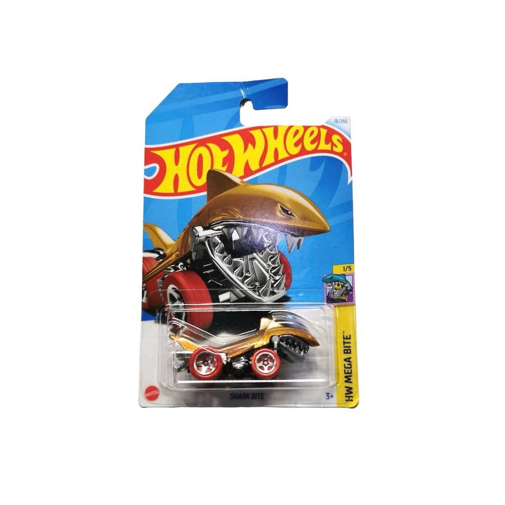 Hot Wheels Shark Bite Gold #18 - 2024 HW Mega Bite | Shopee Thailand