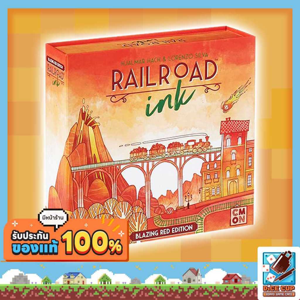 [ของแท้] Railroad Ink Blazing Red Edition Board Game | Shopee Thailand