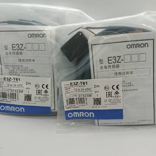 Omron E3Z-T61 Photoelectric Sensor โฟโต้เซนเซอร์ ออมรอน ระยะจับ 15 เมตร,,ตัวรับ ตัวส่ง NPN ...