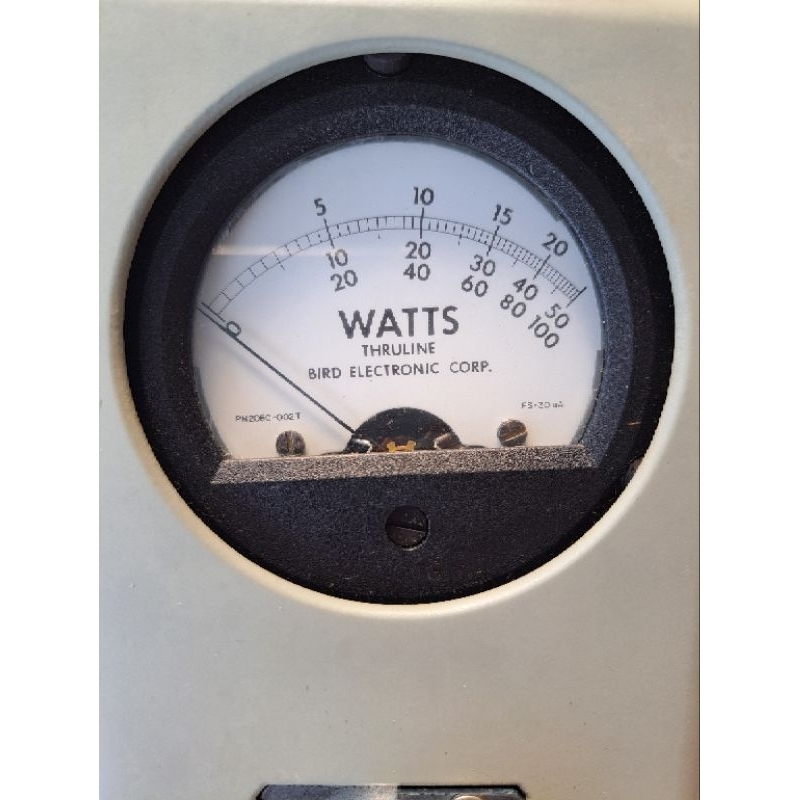 Bird 43 Thruline Wattmeter 50 Ohm, USA, Type-N Connector ไม่เคยใช้งาน ...