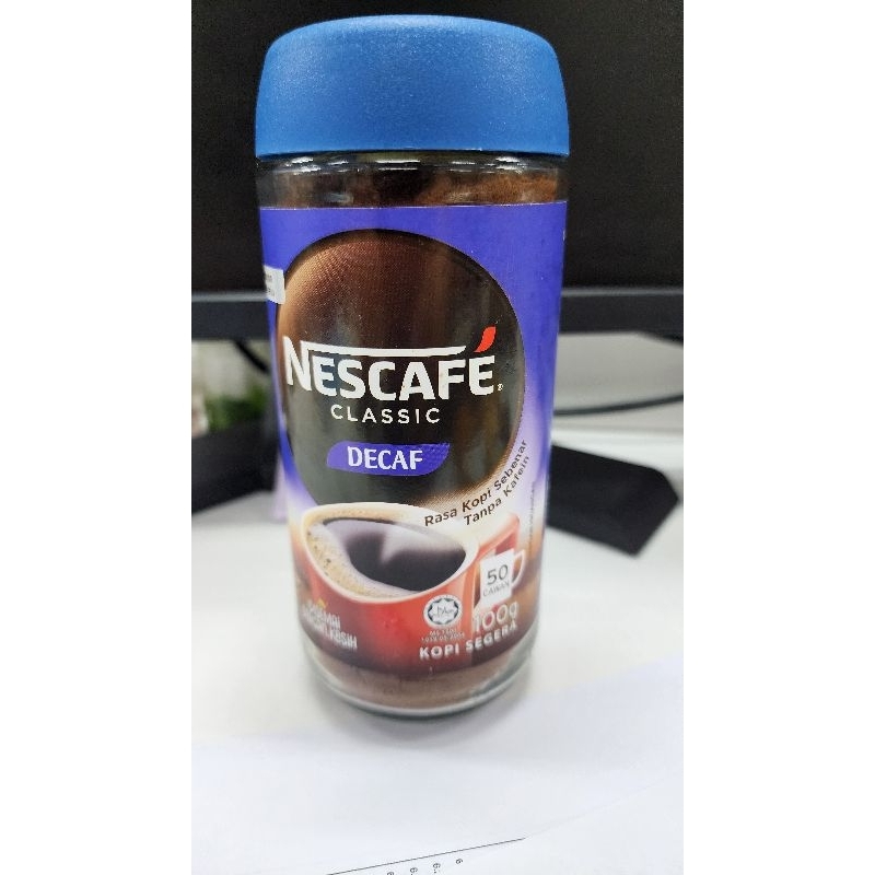 Nescafe Classic Decaf Instant Coffee 100 g. | Shopee Thailand