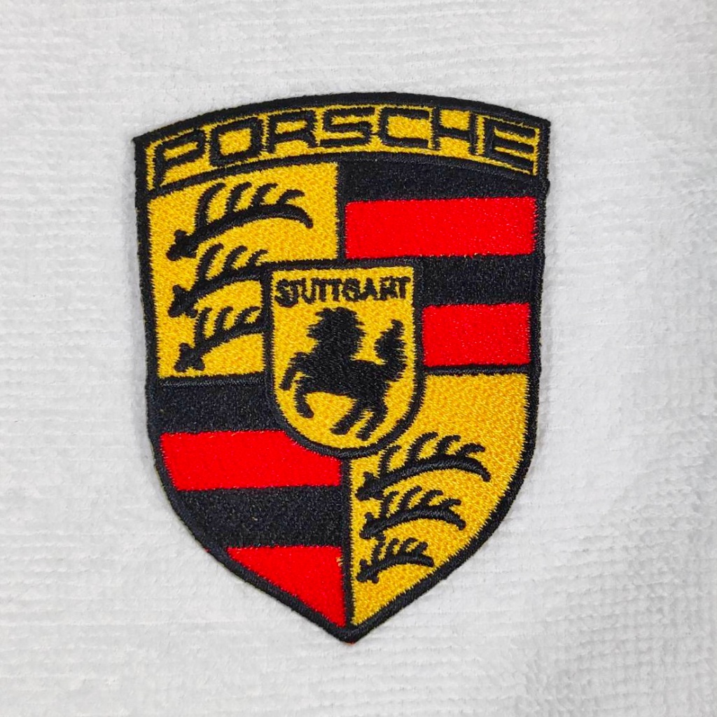 อาร์ม ตัวรีด อาร์มติดเสื้อ รถ ลาย พอร์ช Porsche Iron on Patch Sticker ...