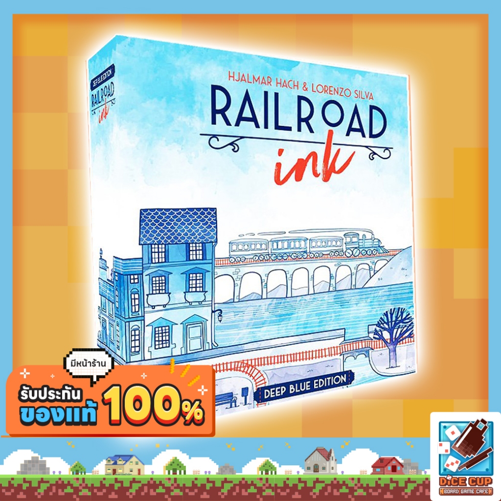 [ของแท้] Railroad Ink Deep Blue Edition Board Game | Shopee Thailand