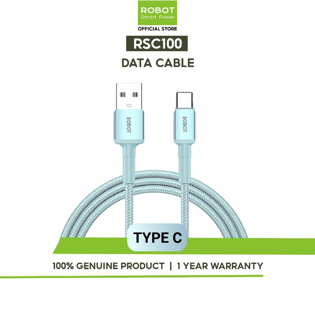 ROBOT สายชาร์จมือถือ รุ่น RSM100/RSL100/RSC100 ชาร์จเร็วสายถัก ความยาว ...