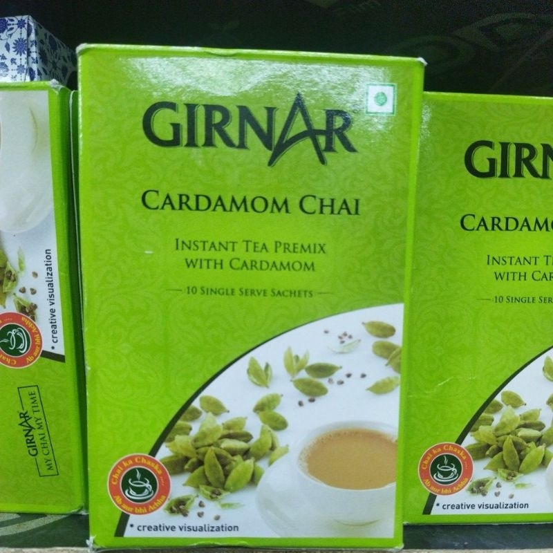 Girnar Instant Chai/Tea Premix With Cardamom, 10 Sachet Pack | Shopee ...