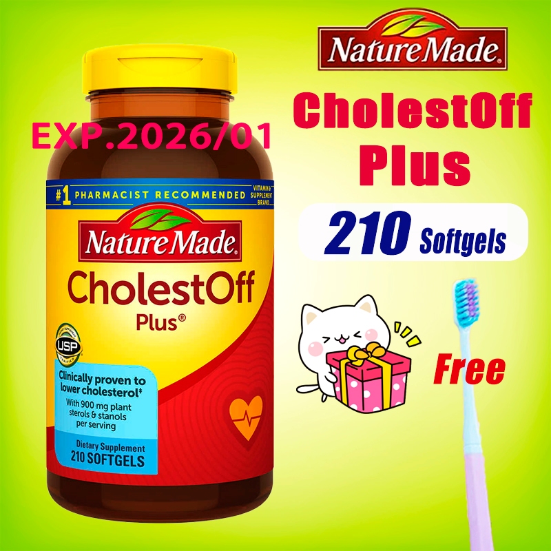 Nature made CholestOff plus 210 tablets clinically proven to lower ...