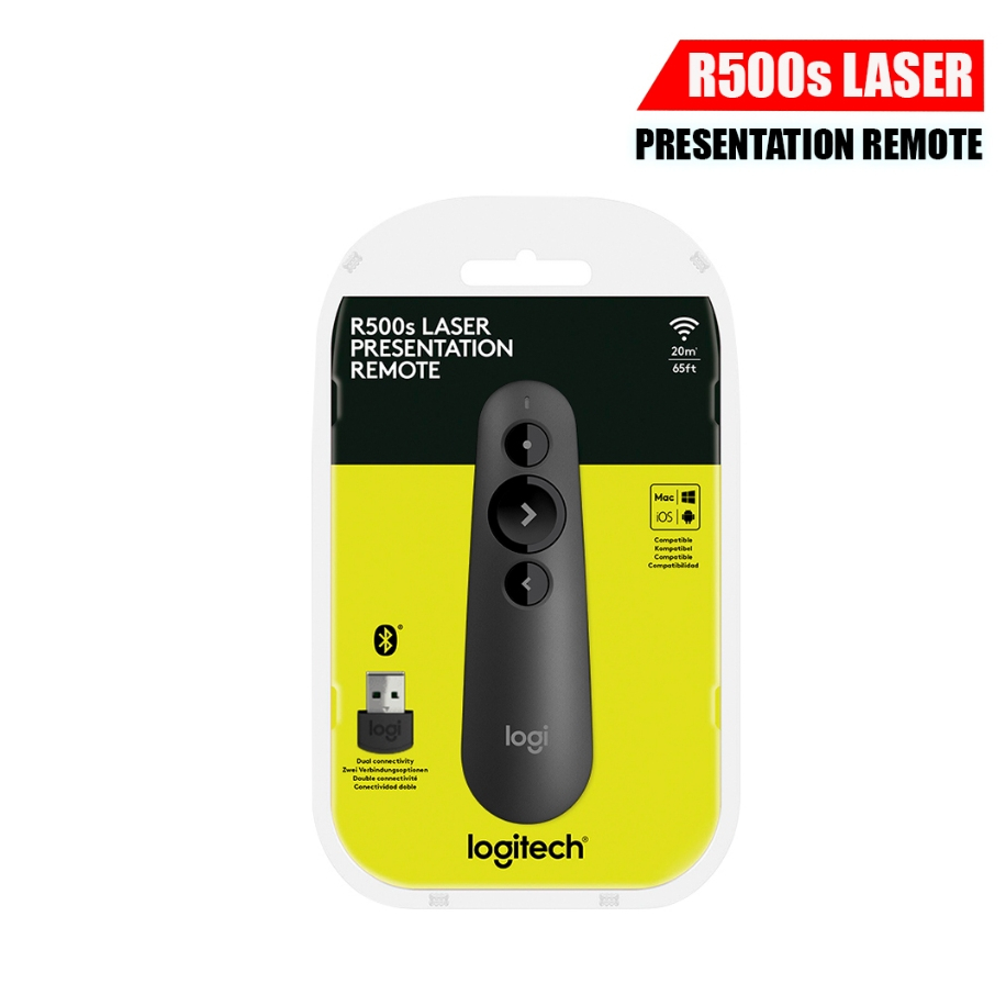 Logitech R500s Wireless Presenter Laser Pointer รีโมทพรีเซนส์ไร้สาย ...