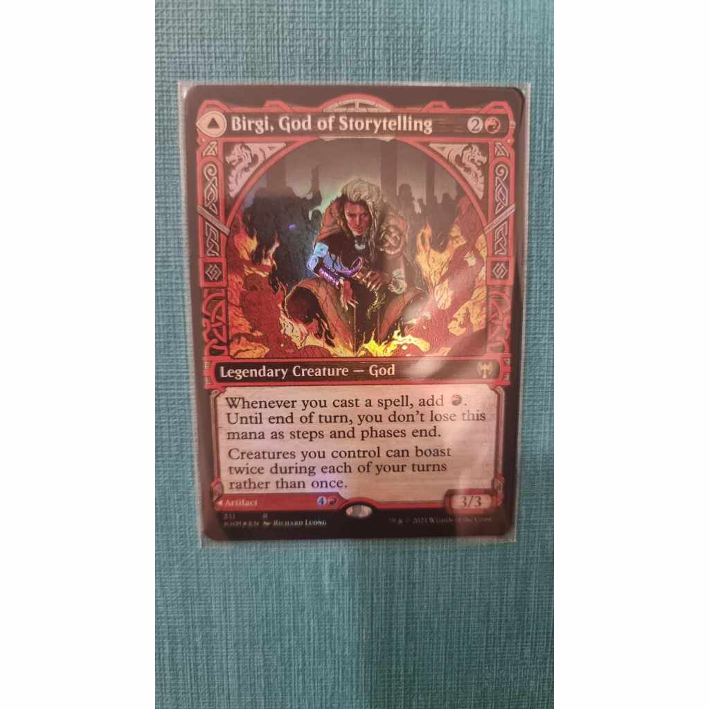 Birgi, God of Storytelling (Showcase) การ์ด Magic The Gathering จากชุด ...