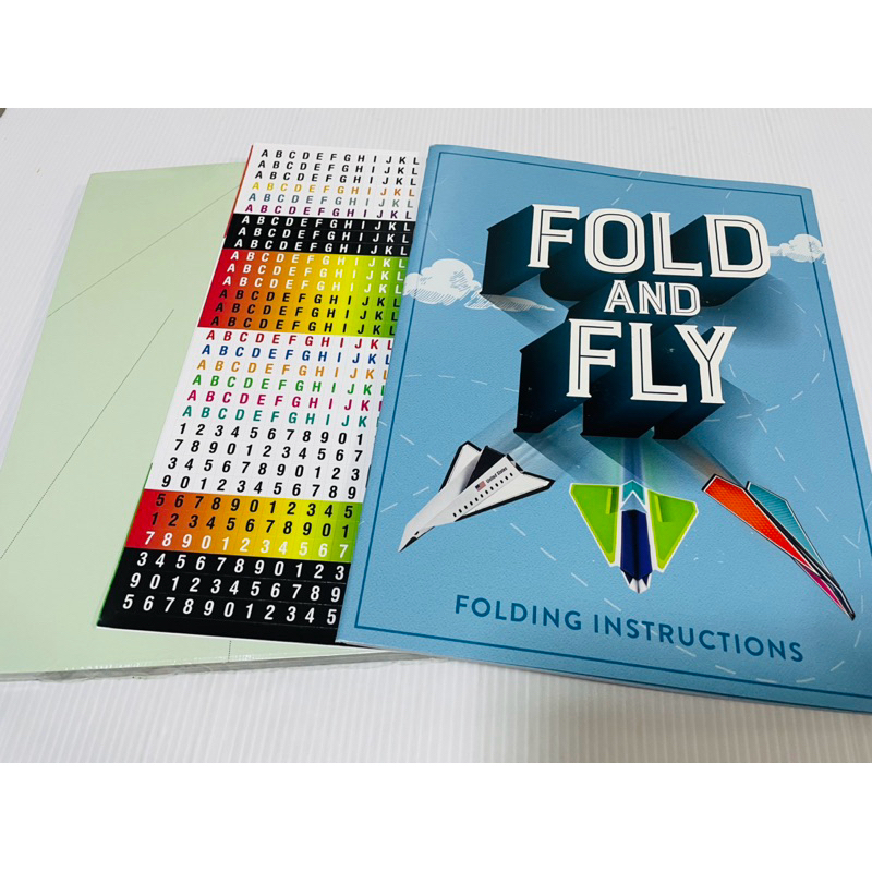 ใหม่ Fold and Fly Folding Instructions สอนพับกระดาษ+กระดาษ 180 บาท ...