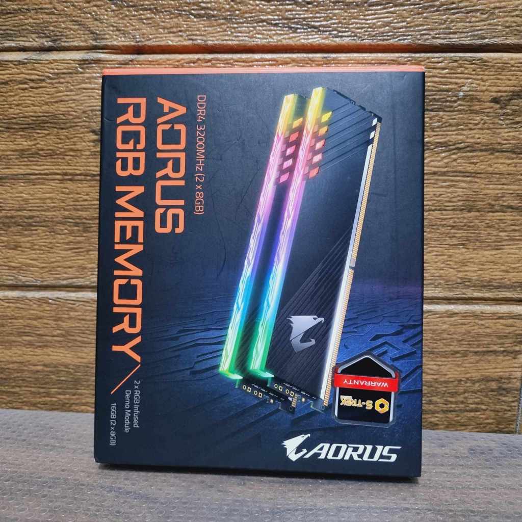 แรมพีซี RAM DDR4 AORUS RGB Memory 16GB (2x8GB) 3200MHz (With Demo Kit ...