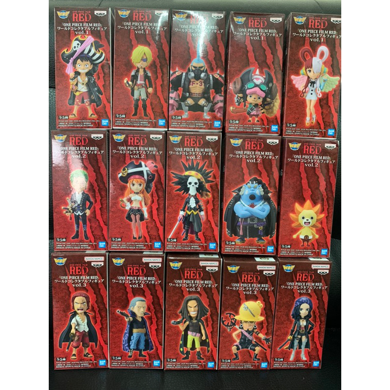 WCF One Piece Film Red 1,2,3 Lot.DT | Shopee Thailand
