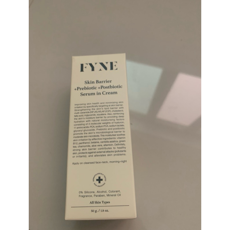 (ของใหม่) Fyne Skin Barrier + Prebiotic + Posbiotic Serum in Cream 50 ...