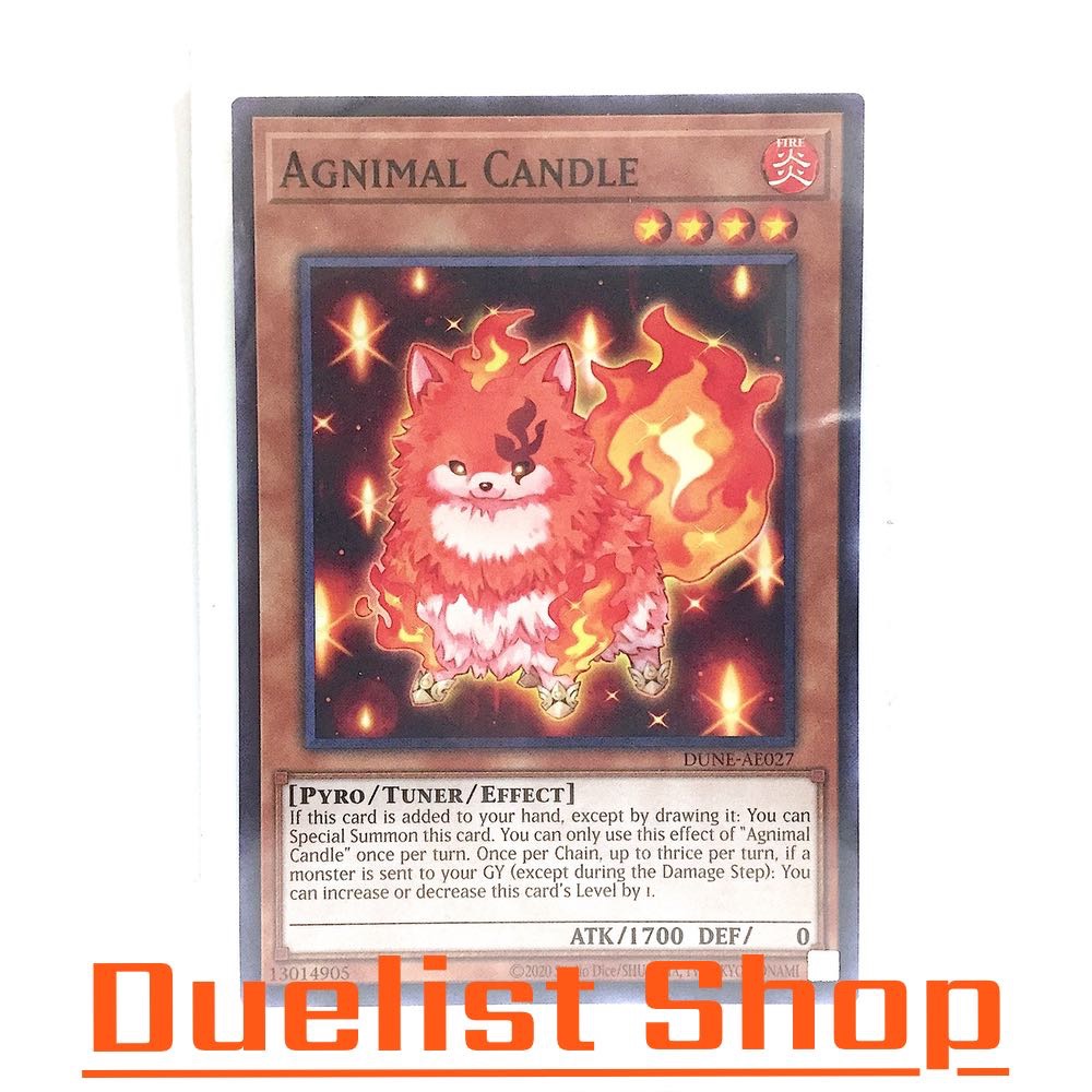 Agnimal Candle (N) Monster Fire Level4 [Pyro/Tuner/Effect] ชุด DUNE ...
