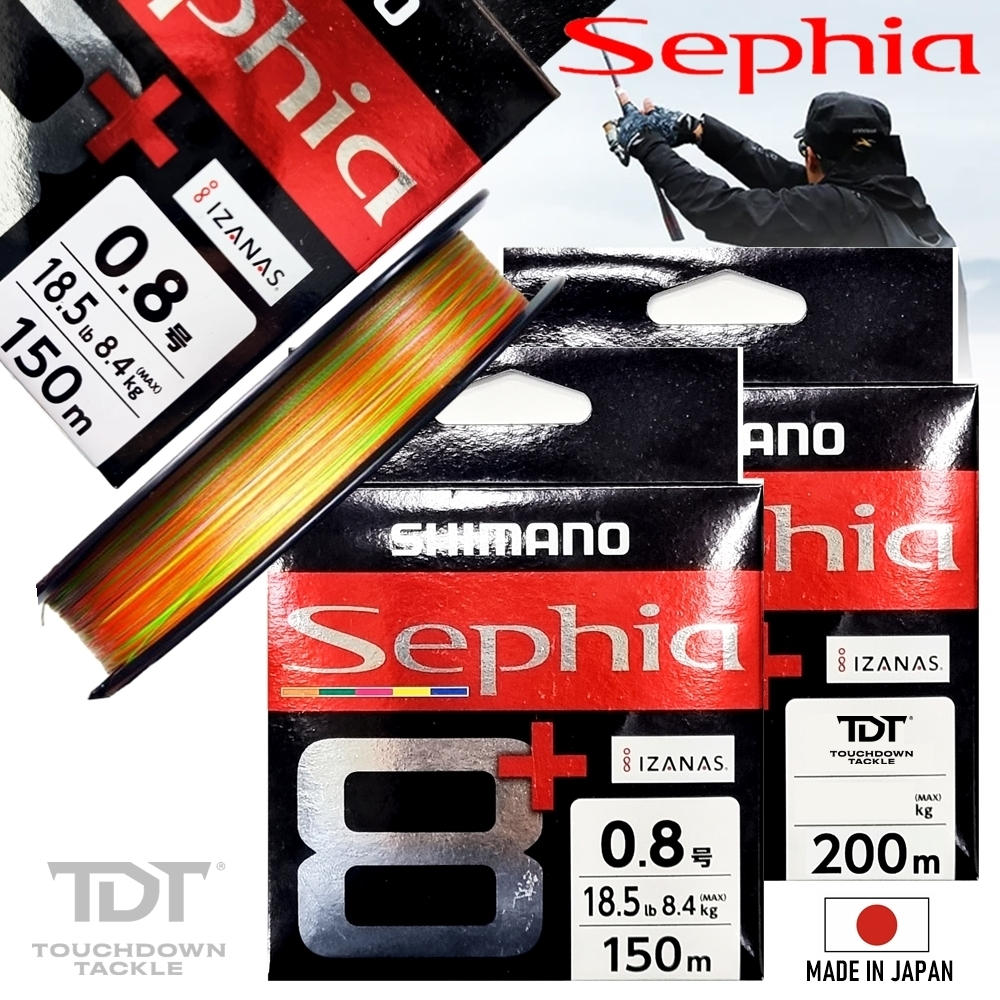 SHIMANO SEPHIA 8+ 150m 200m *** สายPE ชิมาโน่ ตกหมึก ของแท้100% *** | Shopee Thailand