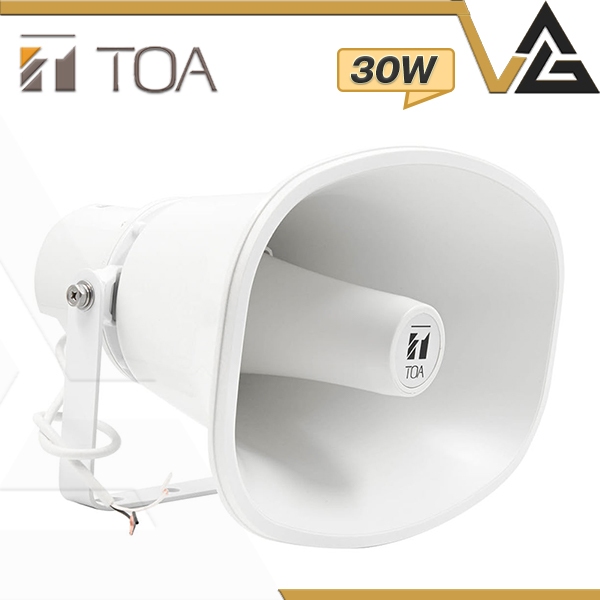 TOA SC-632 AS ลำโพงฮอร์น Paging Horn Speaker ฮอร์น ติดรถยนต์ 30W กันน้ำ IP65 8โอห์ม ลำโพง ปาก ...