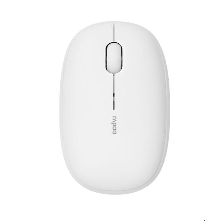 WIRELESS MOUSE (เมาส์ไร้สาย) RAPOO M650 SILENT CREAM WHITE | Shopee ...