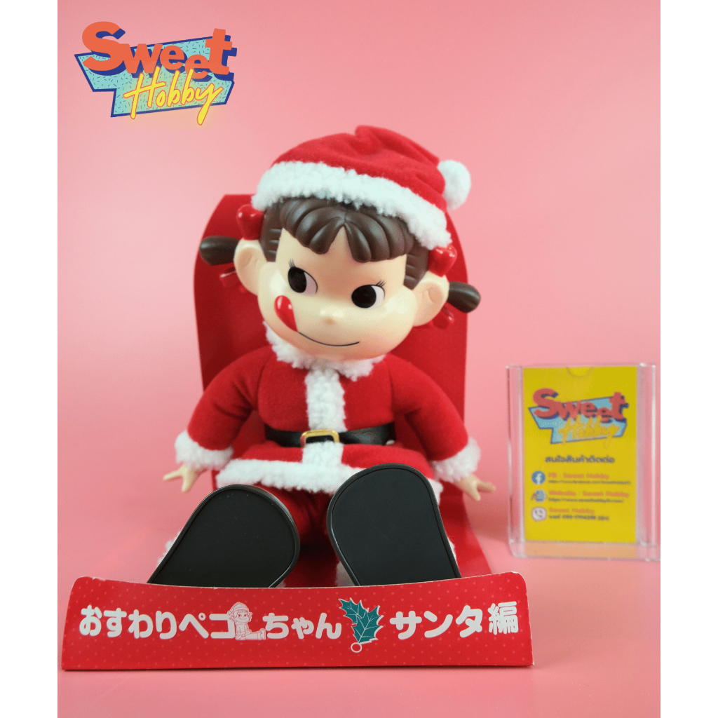 (ของแท้ พร้อมส่ง) Peko-chan Santa YEAR’S 2001 เปโกะจังรุ่นใส่ชุดซานต้า ผลิตปี ค.ศ.2001 ขนาด 20 ...