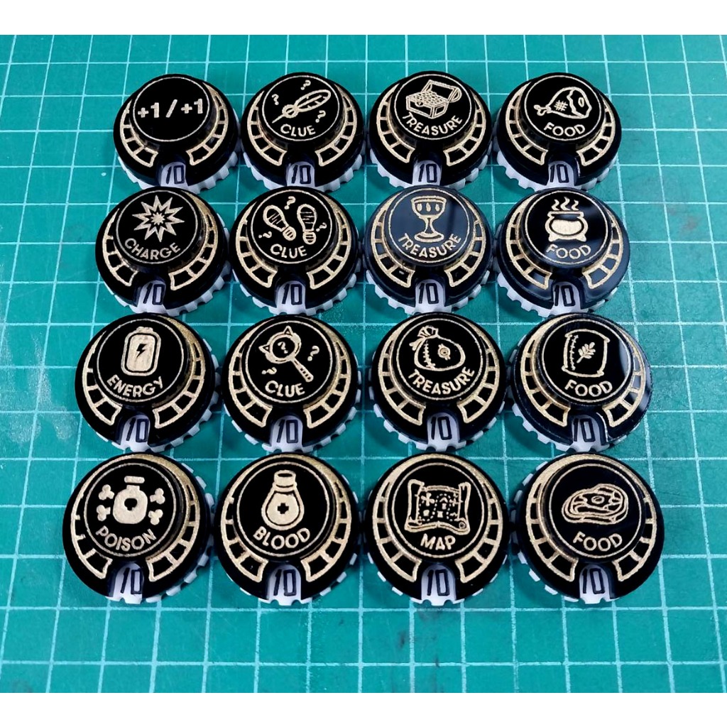 Token Counter Wheel ตัวนับแต้ม 0-10 สำหรับการ์ดเกม MTG เกมกระดานต่างๆ ...