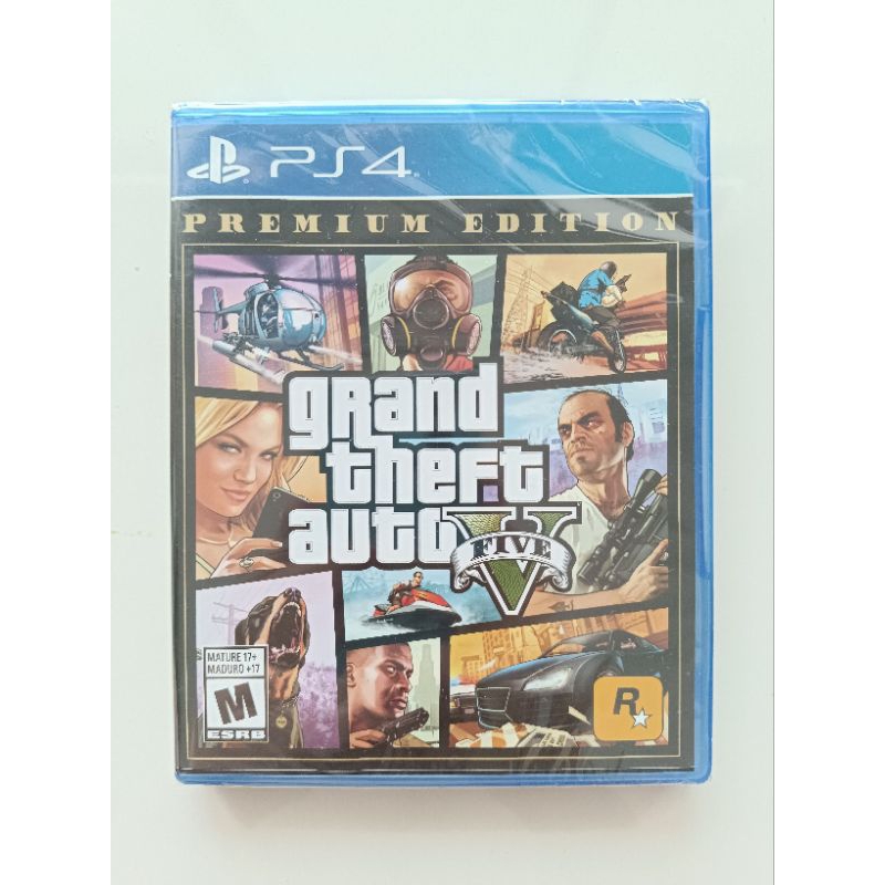 PS4 Games : GTA V Premium Edition (US) มือ1 NEW | Shopee Thailand