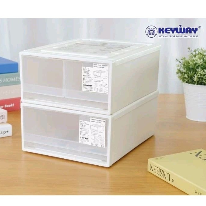 ลิ้นชัก ช่องเดี่ยว ช่องคู่ แยกอิสระ วางซ้อนกันได้ ck31 & ck32 | Shopee Thailand