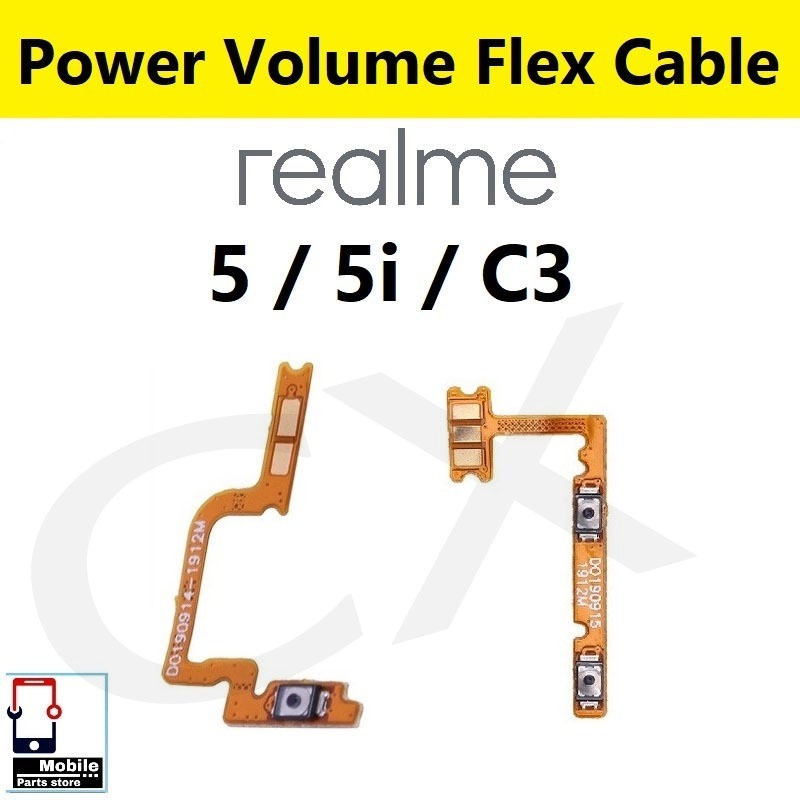 แพรสวิตช์ Realme 5/5i/C3 แพรpower แพรปิดเปิดSwitch flex cable volume button Realme 5/5i/C3 ...
