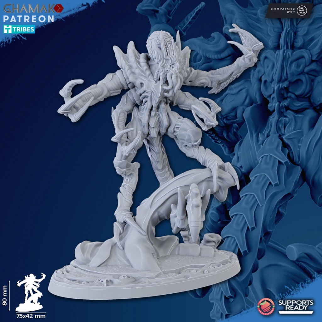Genoextractor Alpha - Cosmic Devourer - Monstrosity / 28-32mm scale 3D ...