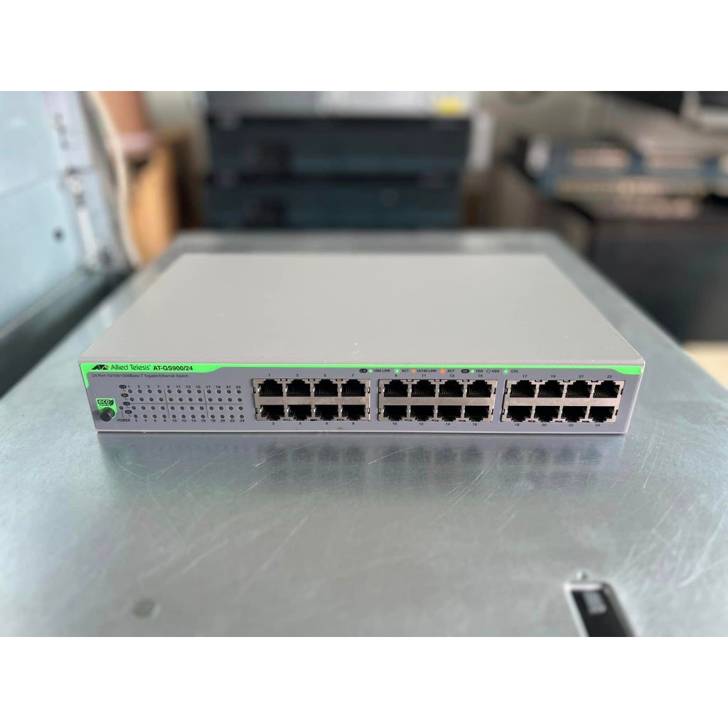 Allied Telesis AT-GS900 switch gigabit 24 port อรีสเทเลซิสสวิทมือสอง ...