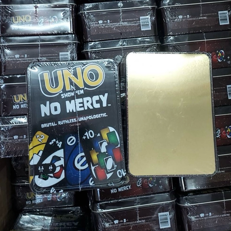 ถูกที่สุดร้านในไทย !!! ส่งด่วน พร้อมส่ง UNO NO MERCY มีกล่องเหล็ก (168 ...