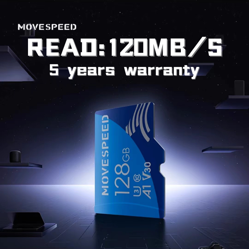 MoveSpeed เมมโมรี่การ์ด กล้องวงจรปิด micro SDXC Card Memory Card การ์ด แท้ A2, C10, U3, V60 ...