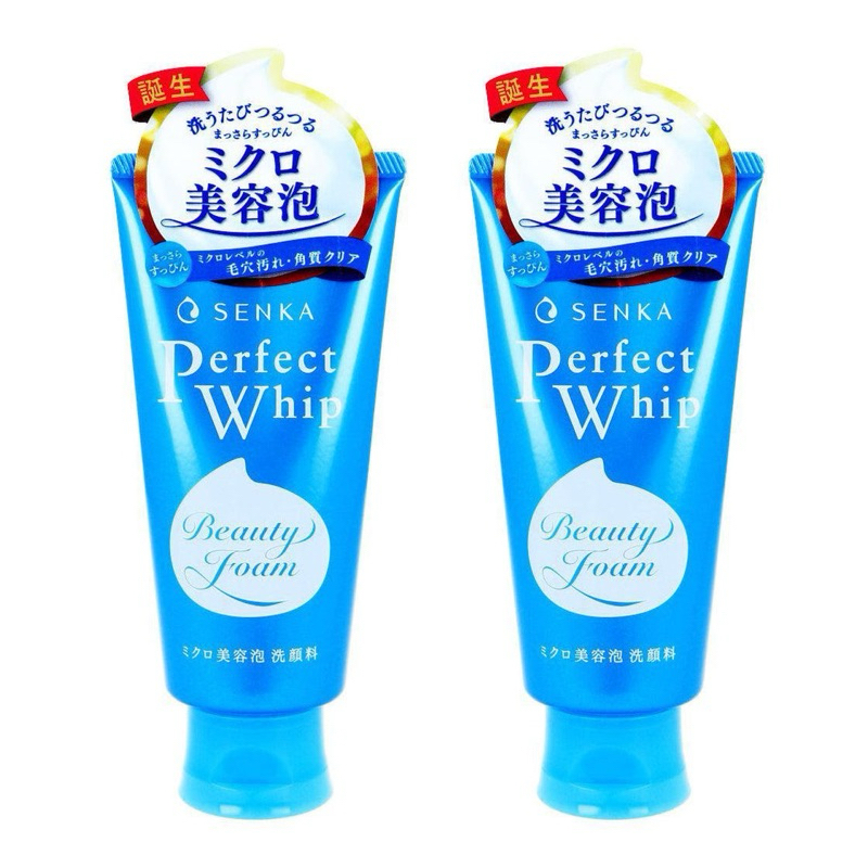 สินค้าญี่ปุ่น ฉลากญี่ปุ่น Senka Perfect Whip Foam120g/150g โฟมล้างหน้า ...