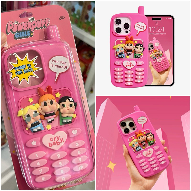 เคสคายเบบี้พาวเวอร์พัพ CRYBABY × Powerpuff Girls Series-Phone Case ...