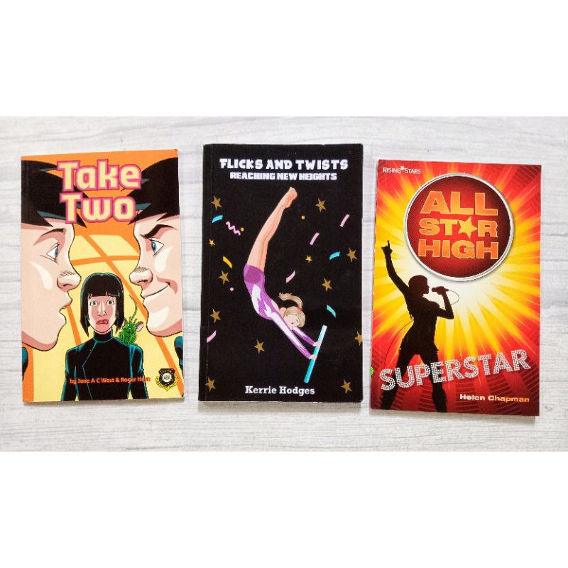 รื่องสั้นภาษาอังกฤษ Take Two Flicks and Twists All Star High Paperback Non fiction หัดอ่าน ภาษา ...