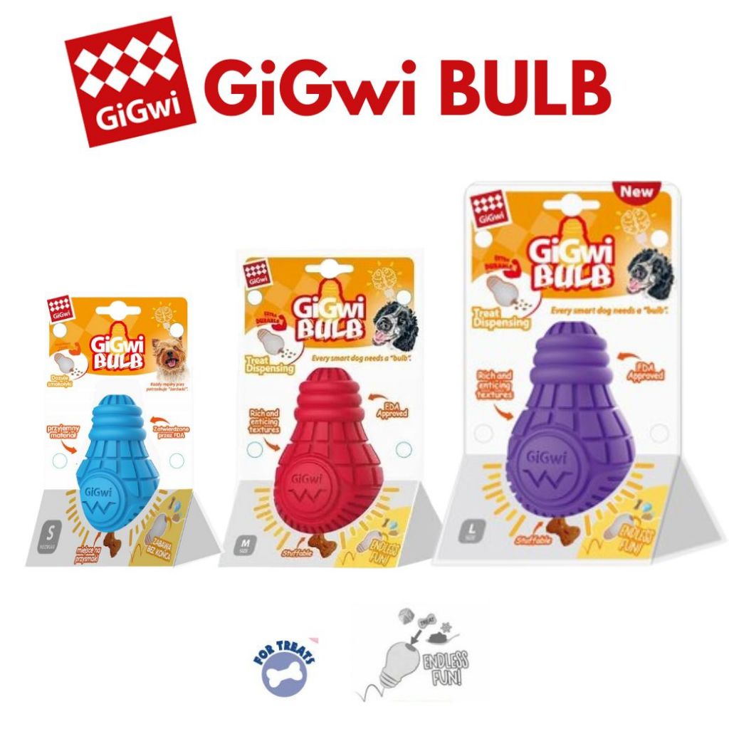 Gigwi Bulb small ยางขัดฟัน ซ่อนขนม สินค้านำเข้าโดยร้าน Goodie Dogs ...